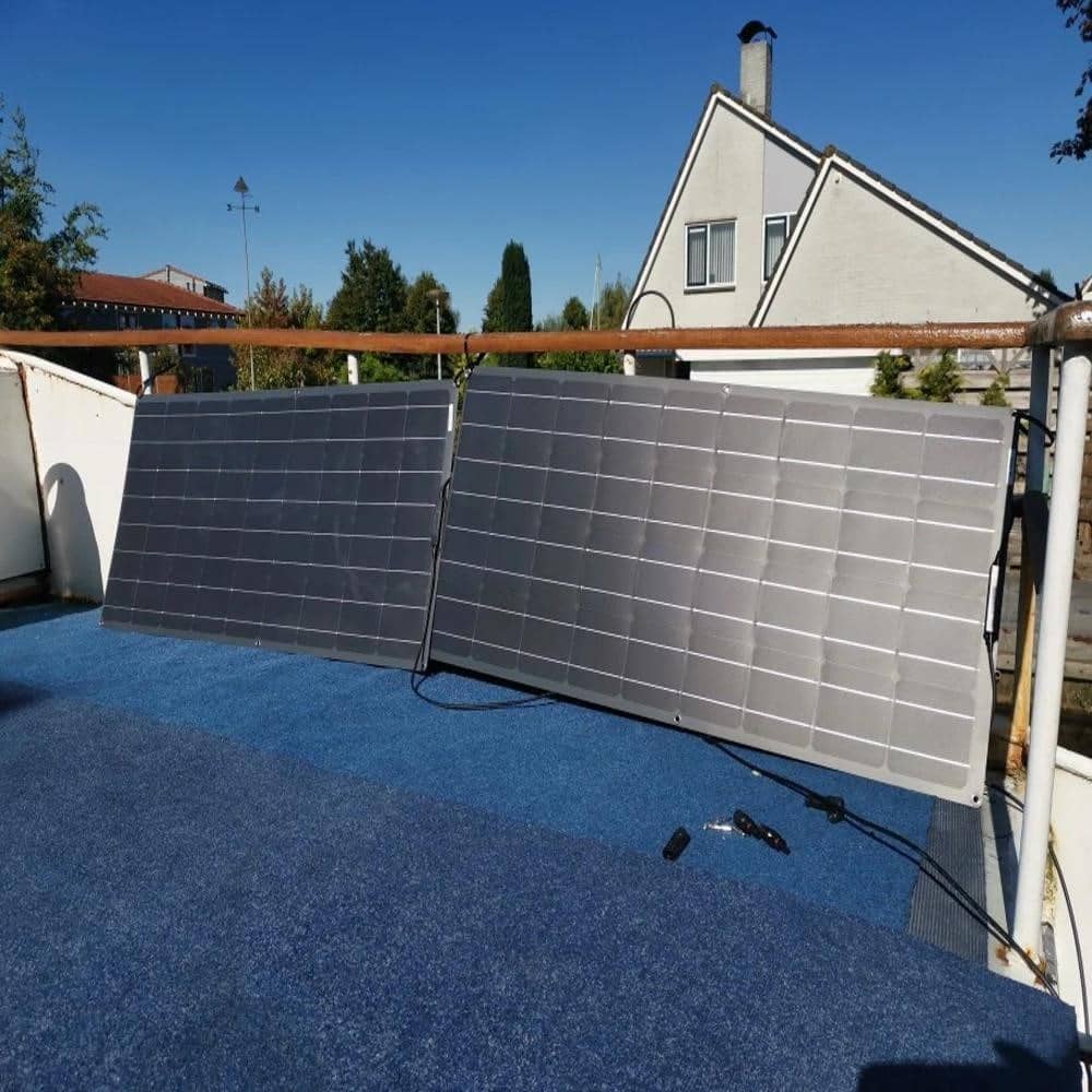 Crni fleksibilni solarni panel od monokristalnog silicija 120 W ...